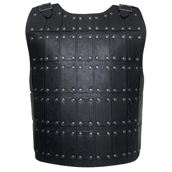 Mercenary Studded Leather Armor - Faux Leather Chest Armor – HiiFeuer Store